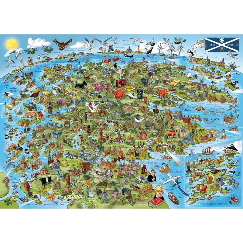 This Is Scotland 1000 Piece Jigsaw Puzzle | Waterstones