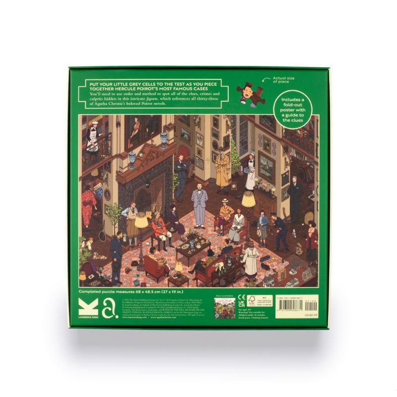 The World of Hercule Poirot 1000 Piece Jigsaw Puzzle | Waterstones