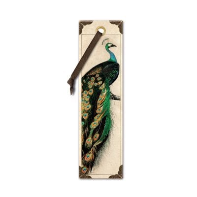 Vinatge Bookmark - Peacock | Waterstones