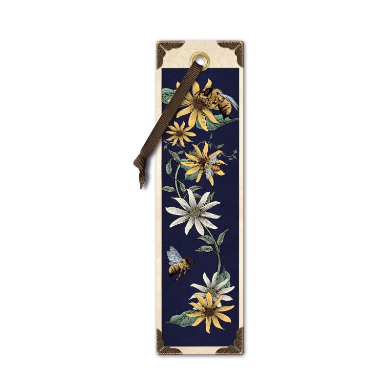 Vintage Bookmark - Bees & Flowers | Waterstones