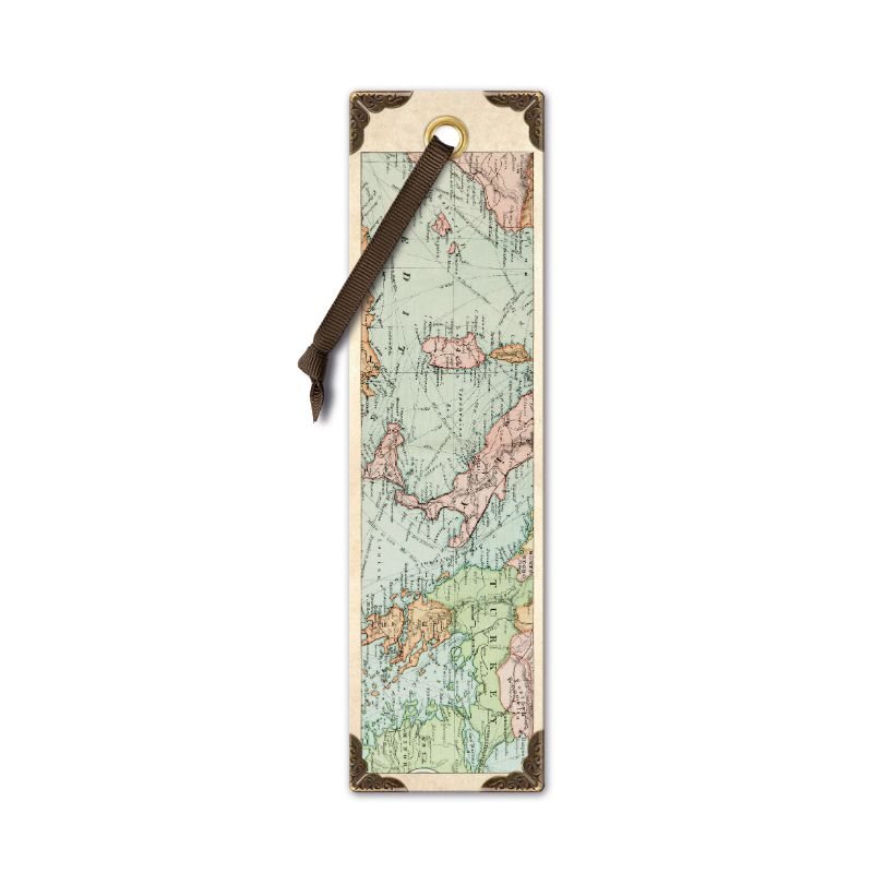 Vintage Bookmark - Map | Waterstones