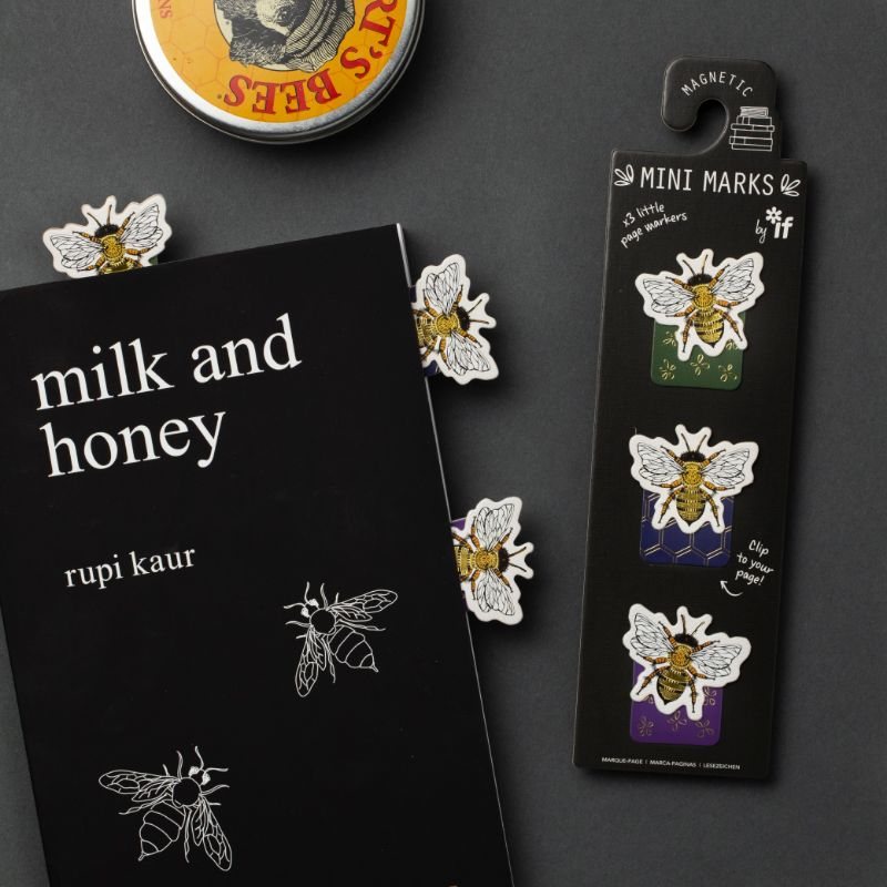Magnetic Mini Marks - Bees | Waterstones