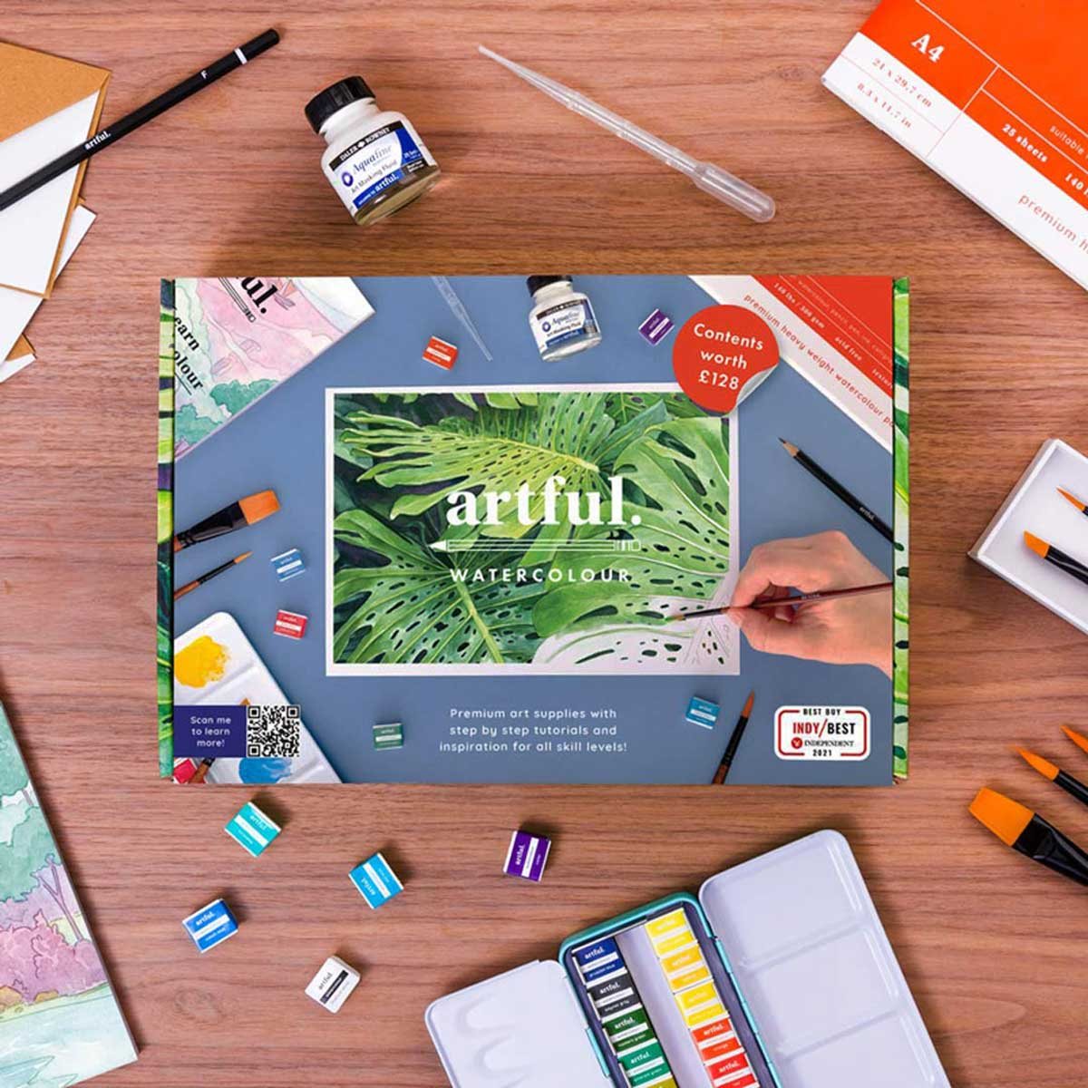 Artful Watercolours Kit | Waterstones