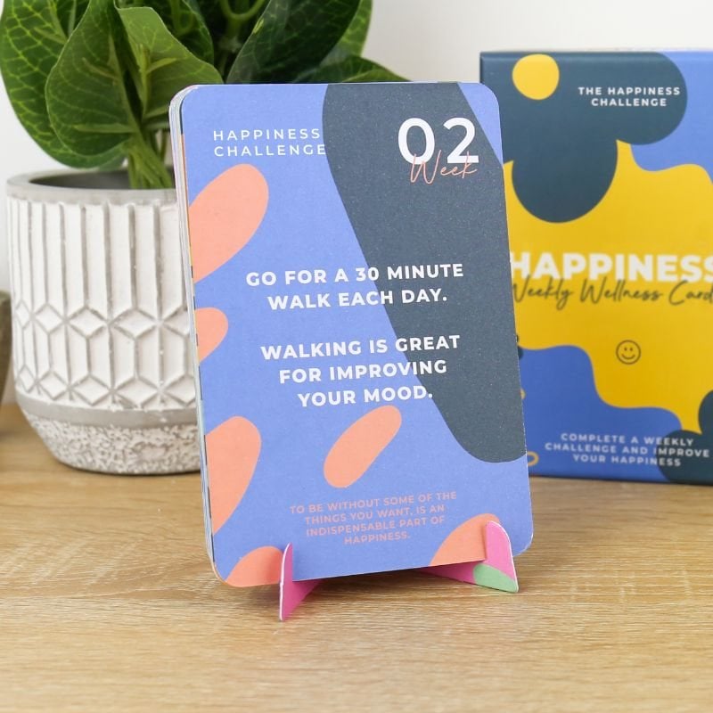 Happiness Weekly Wellness Cards | Waterstones
