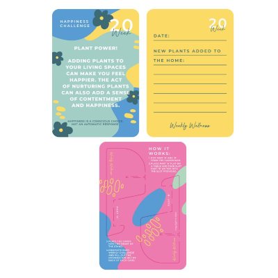 Happiness Weekly Wellness Cards | Waterstones