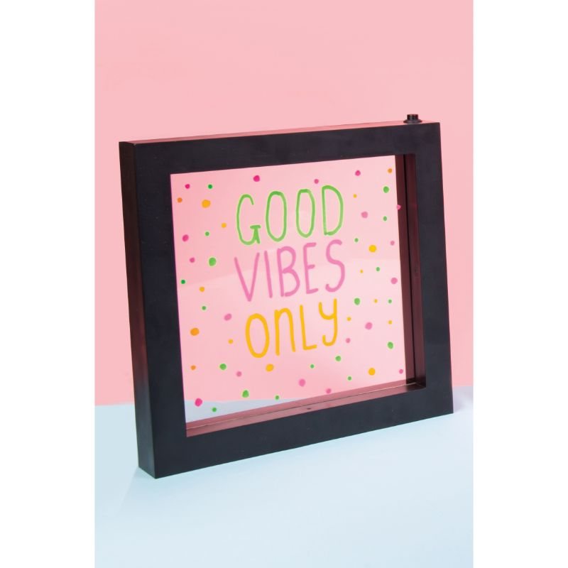 Light Up Neon Effect Message Frame | Waterstones