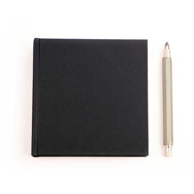 Seawhite Small Black Square Hardback Sketchbook | Waterstones