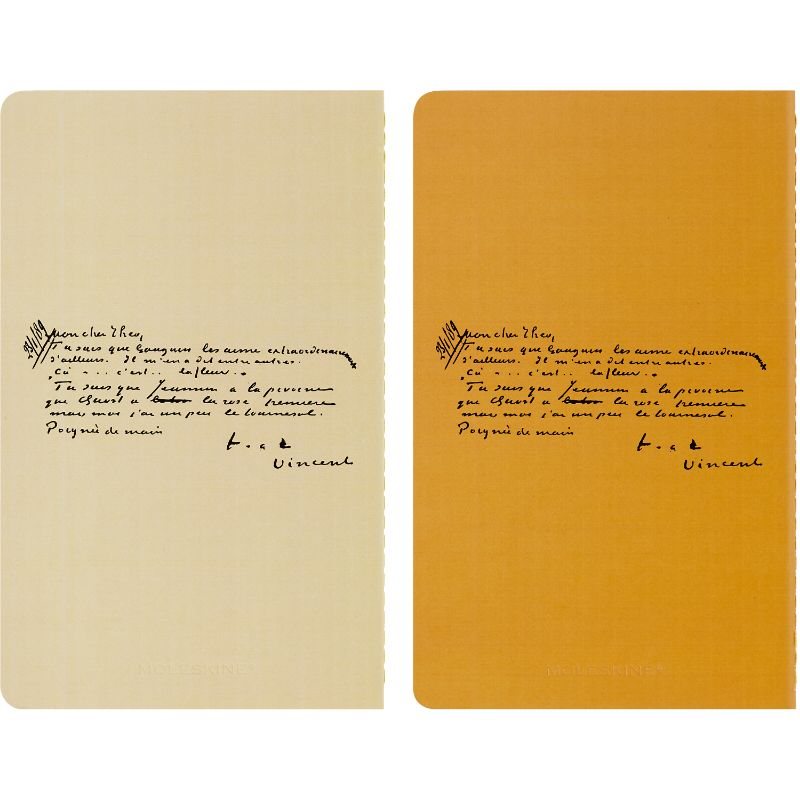Van Gogh Moleskine Large Ruled Notebook Set Of 2 | Waterstones