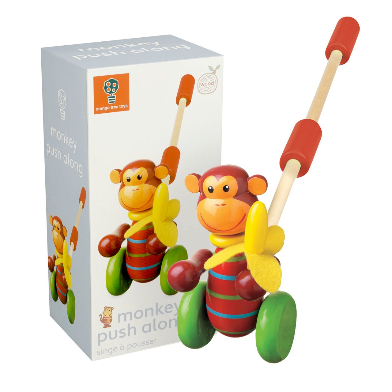 Monkey Push Along | Waterstones
