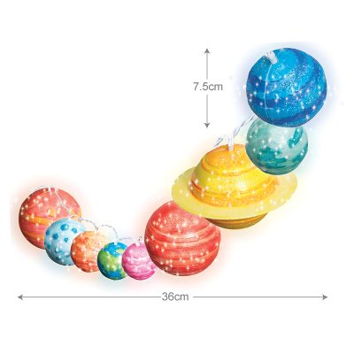 Steam Powered Kids - Solar System Lights | Waterstones