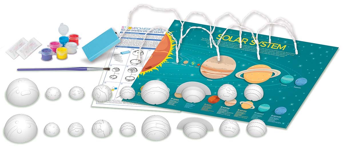 Steam Powered Kids - Solar System Lights | Waterstones