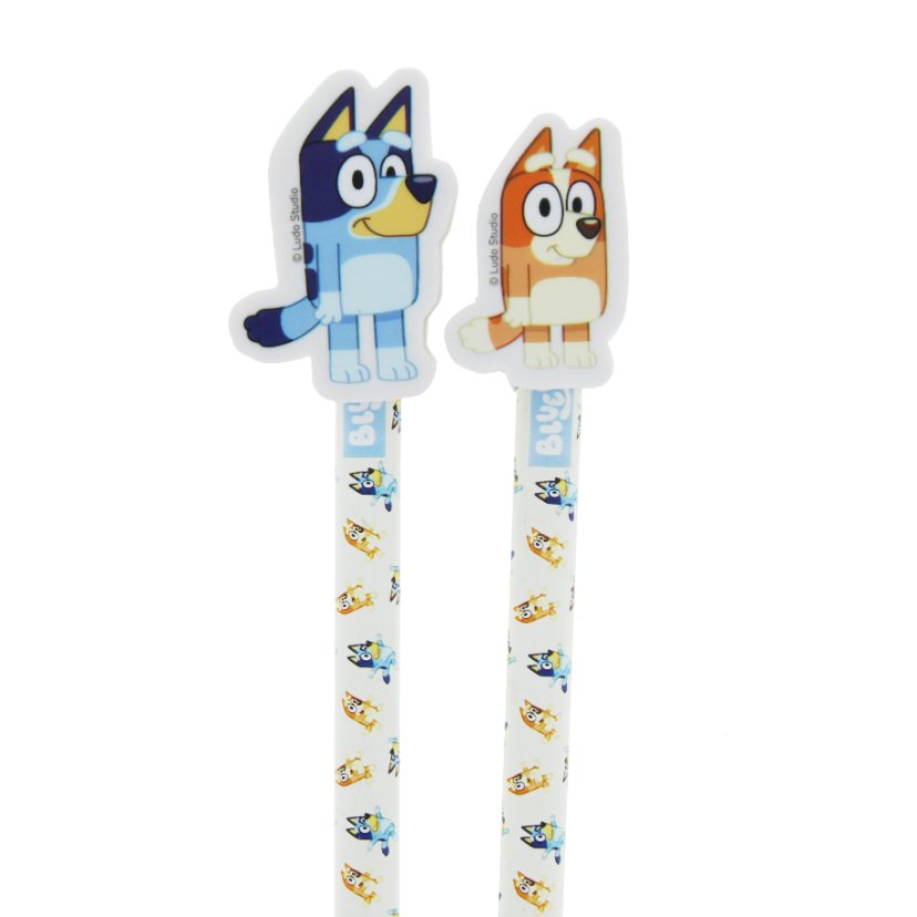 Bluey Pencil & Eraser Set | Waterstones