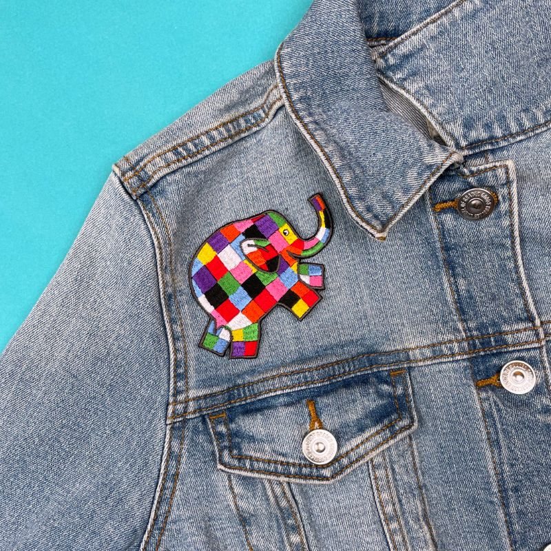 Elmer Running Sew On Patch | Waterstones