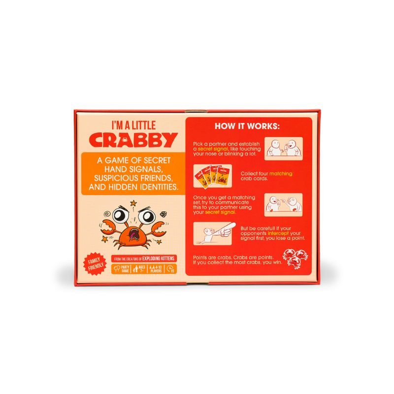 I'm A Little Crabby Card Game | Waterstones