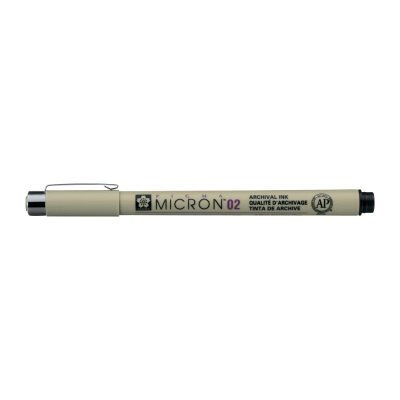 Pigma Micron Fineliners 02 Black 0.3Mm | Waterstones