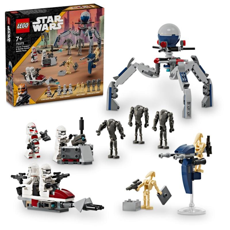 LEGO® Star Wars™ Clone Trooper & Battle Droid Battle Pack: 75372 ...