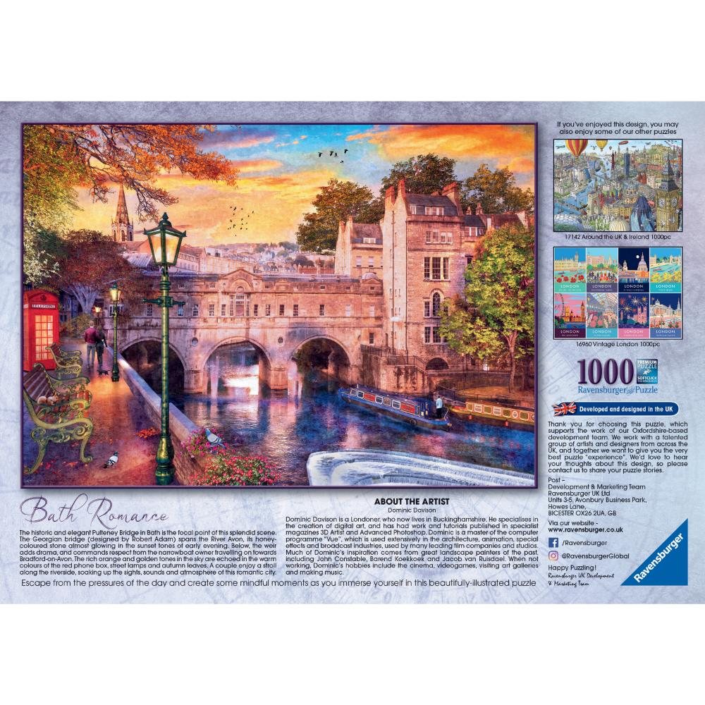 Bath Romance 1000 Piece Jigsaw Puzzle | Waterstones
