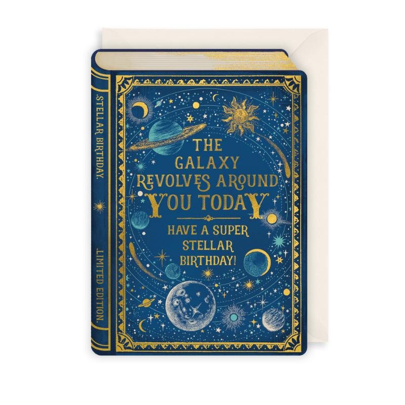 The Galaxy Revolves Around You Today Greeting Card | Waterstones