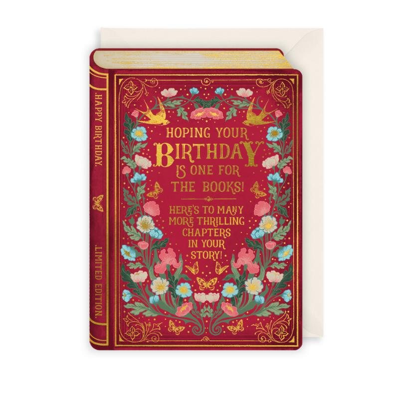 Birthday One For The Books Greeting Card | Waterstones