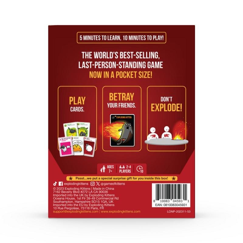 Exploding Kittens Grab & Go | Waterstones