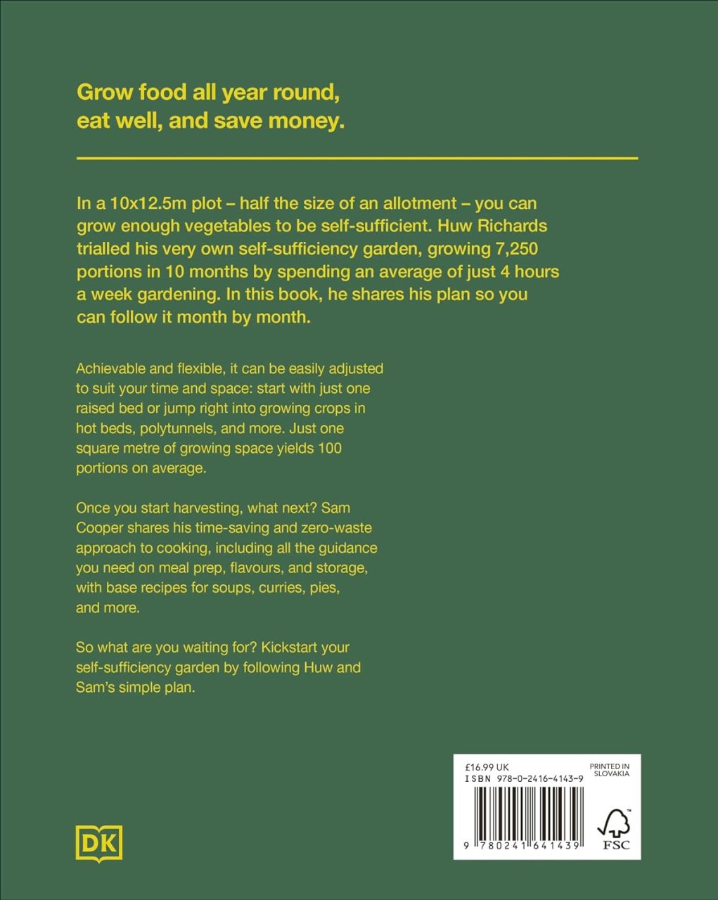 The Self-Sufficiency Garden by Huw Richards, Sam Cooper | Waterstones