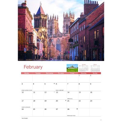 Yorkshire A4 Calendar 2025 | Waterstones