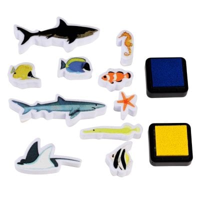 Ocean Set Of Mini Stamps | Waterstones