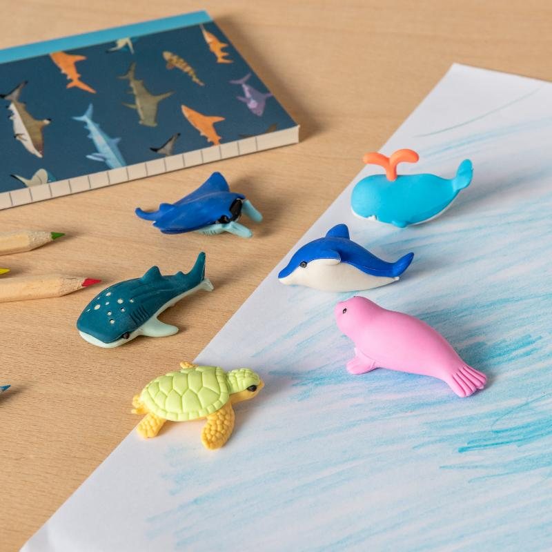 Ocean Animal Erasers | Waterstones