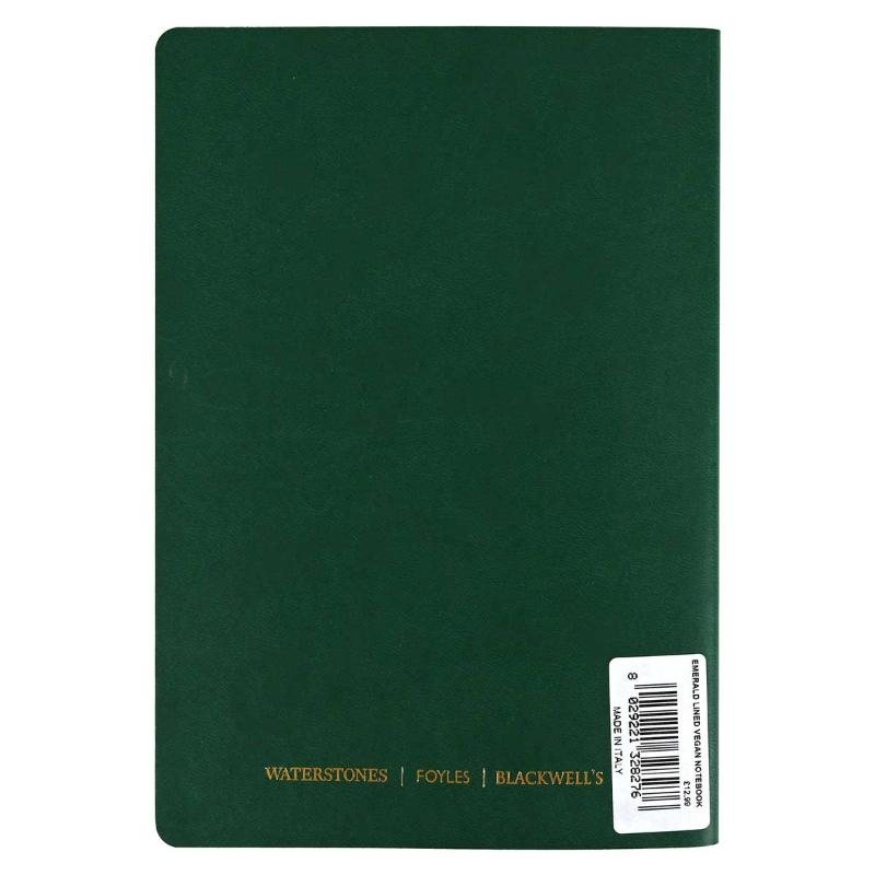 Emerald Lined Vegan A5 Notebook | Waterstones
