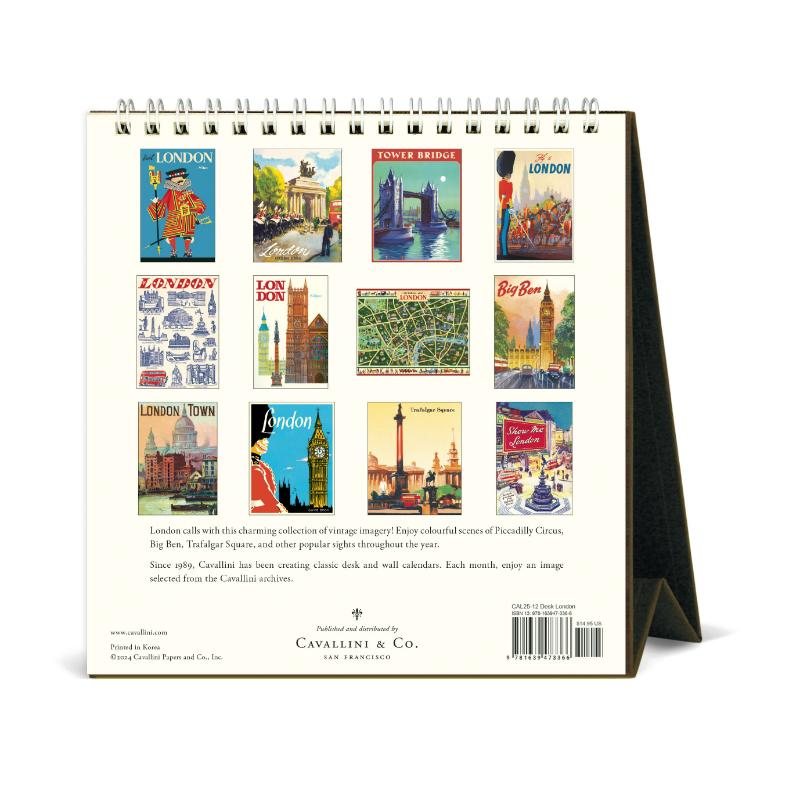 2025 London Desk Calendar | Waterstones