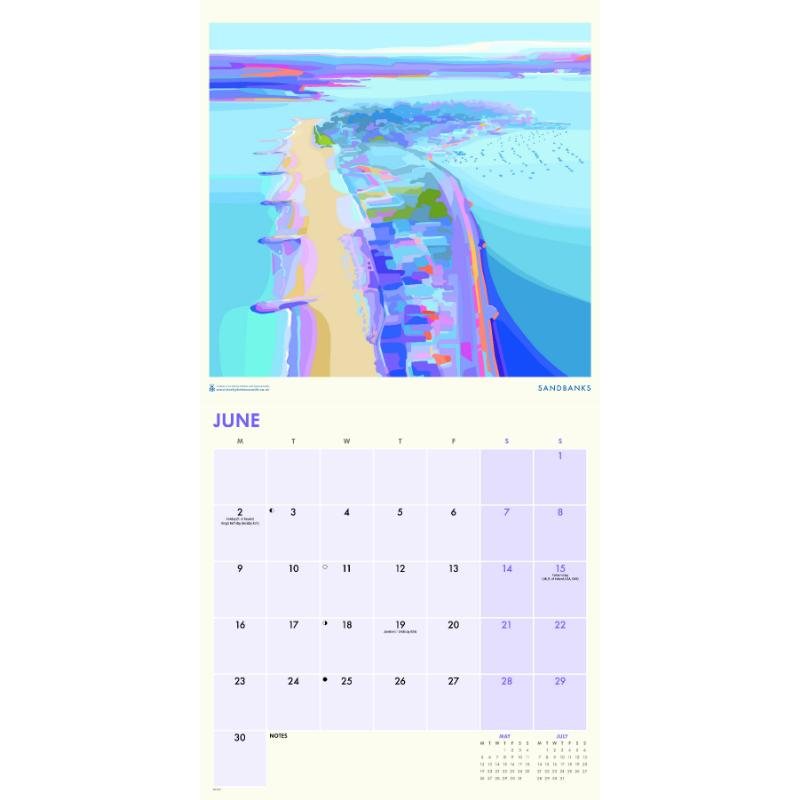 2025 Seaside Posters Wall Calendar | Waterstones