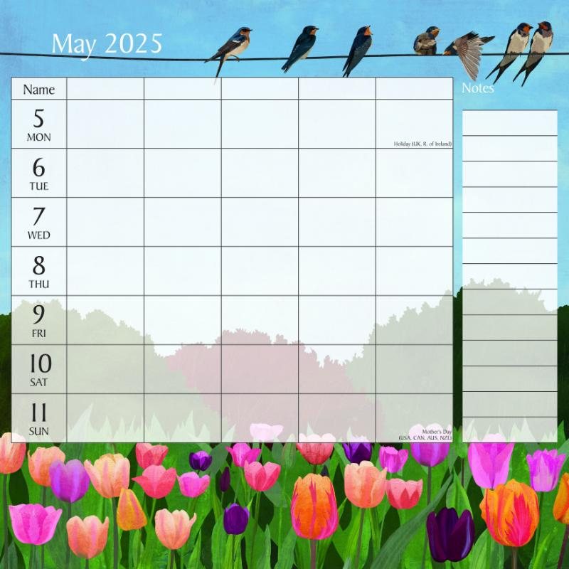 2025 National Trust Family Calendar | Waterstones