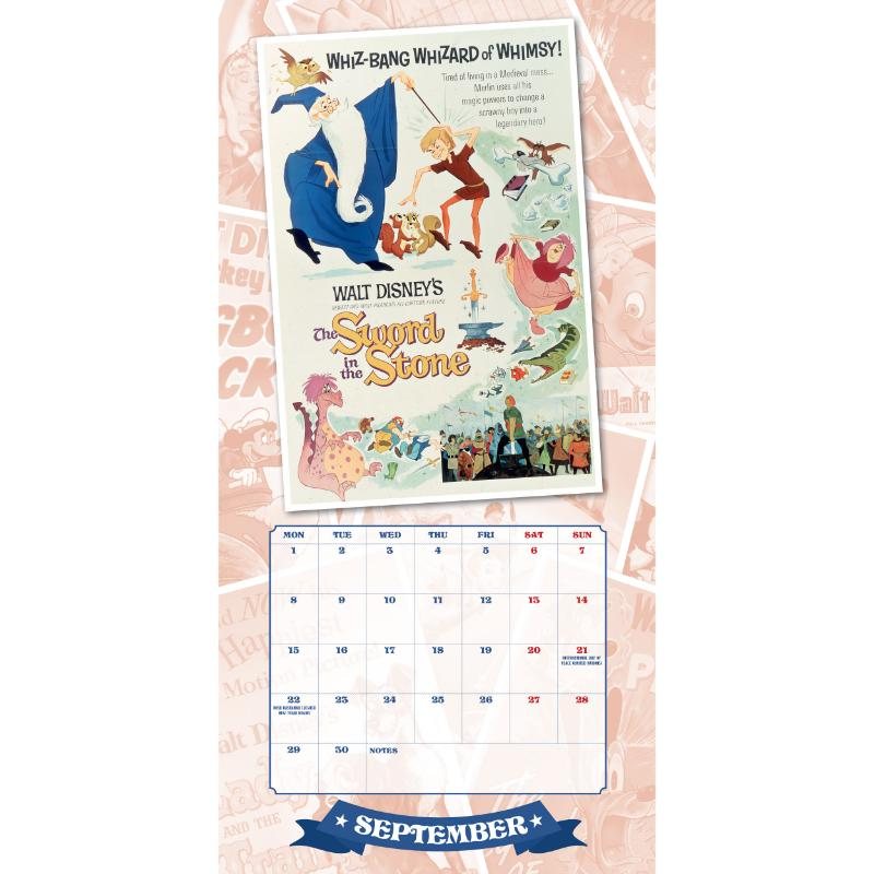2025 Vintage Disney Poster Wall Calendar | Waterstones