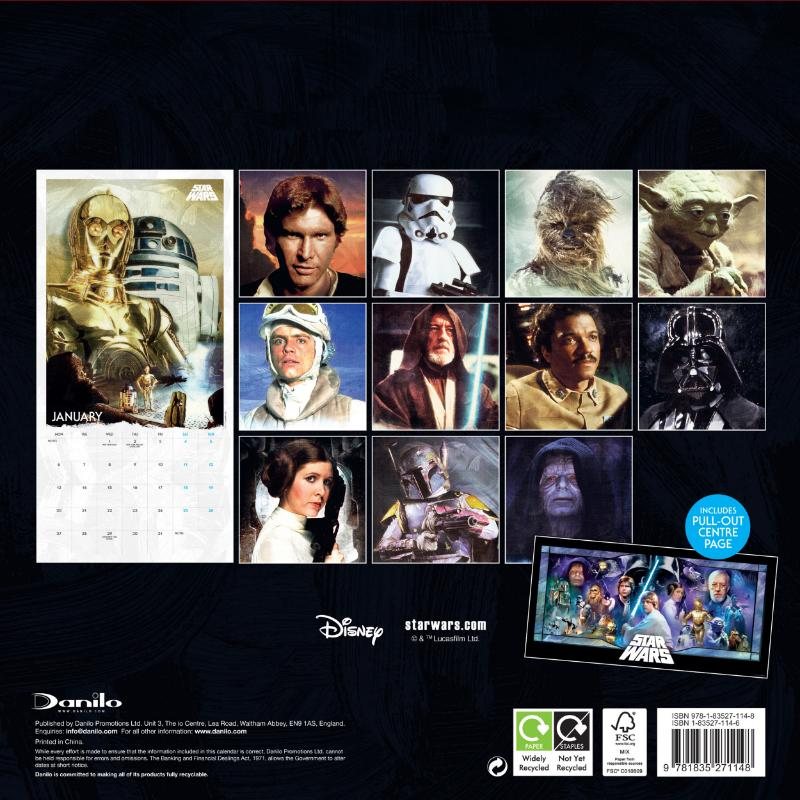 2025 Star Wars Wall Calendar | Waterstones