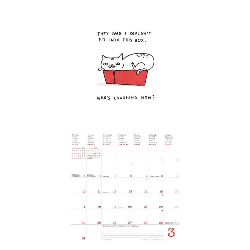 2025 A Cats Life Gemma Correll Wall Calendar | Waterstones