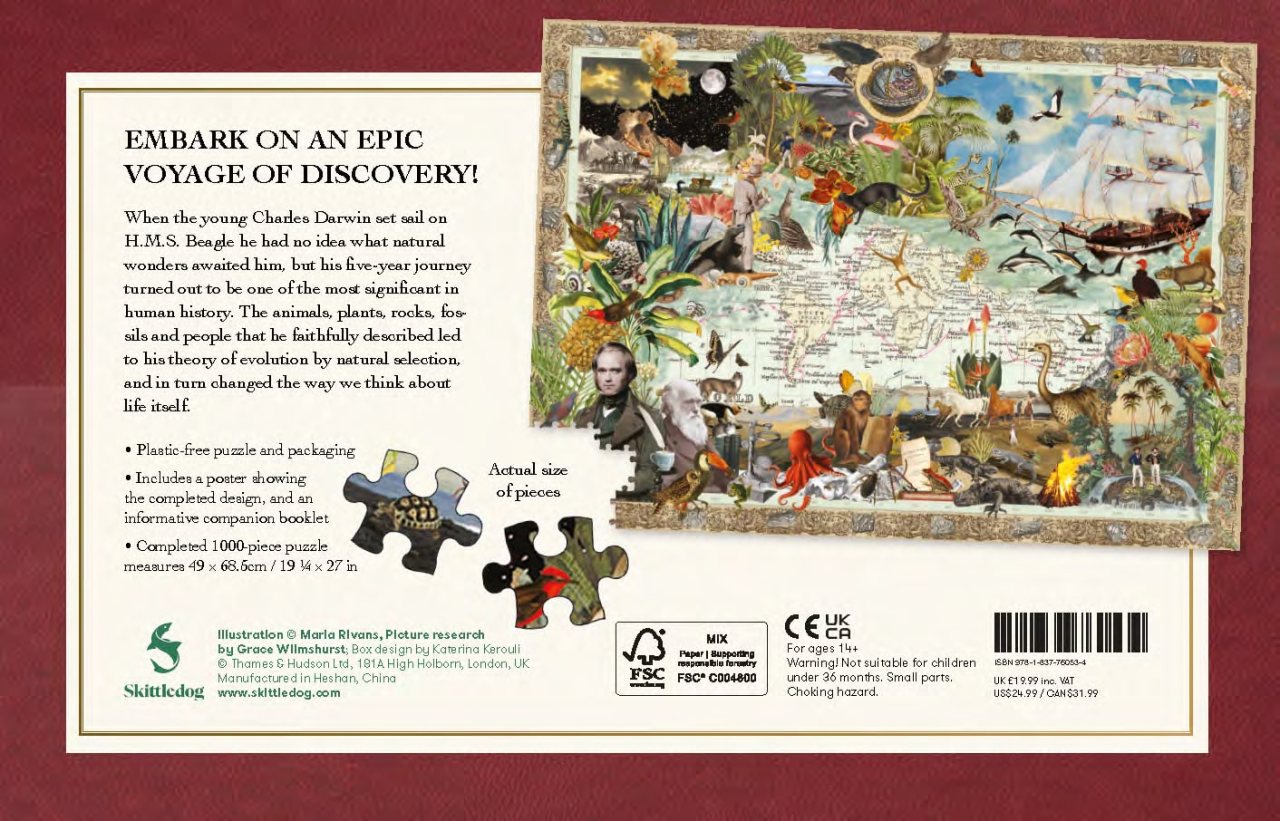 Charles Darwins Voyage 1000 Piece Jigsaw Puzzle | Waterstones