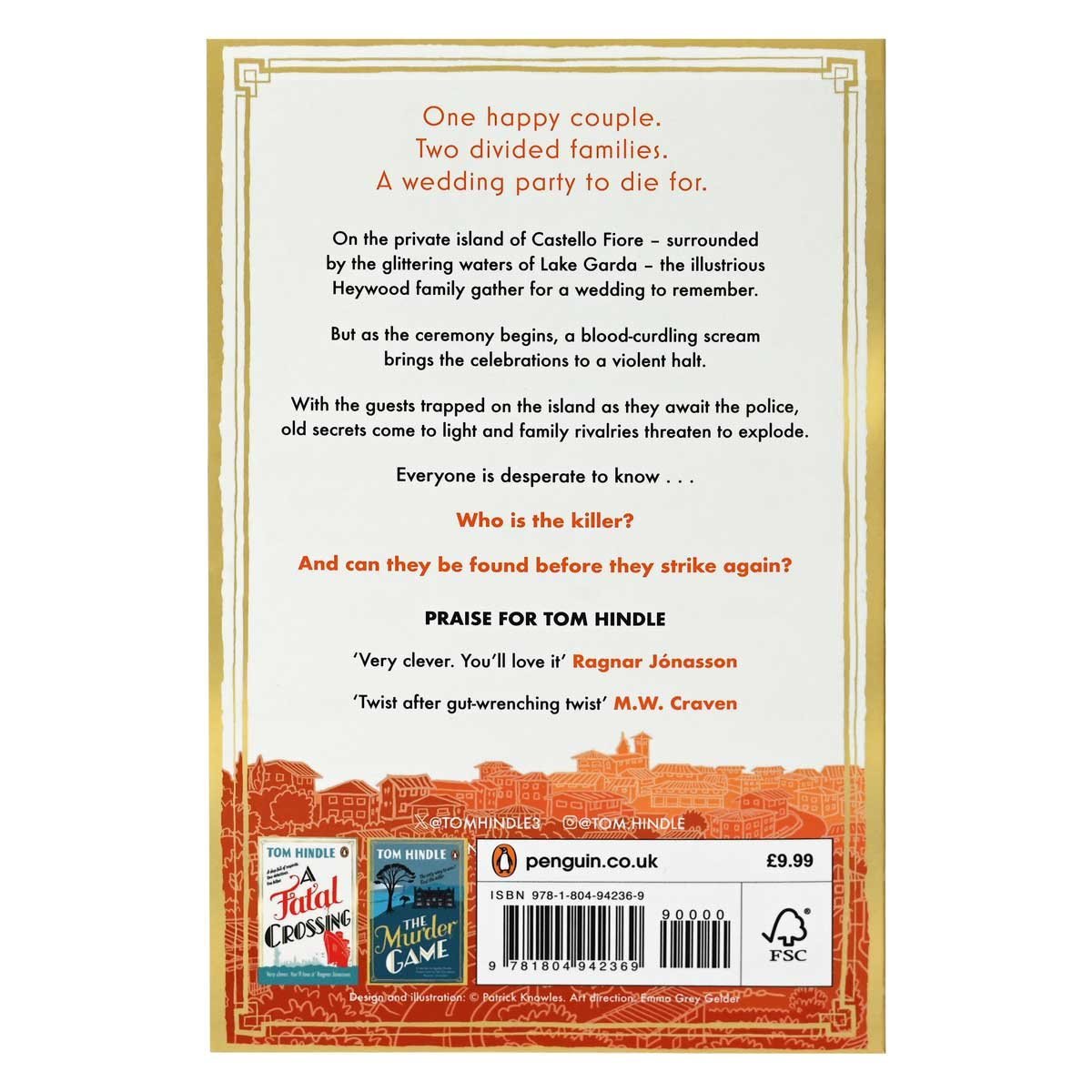 Murder on Lake Garda by Tom Hindle | Waterstones