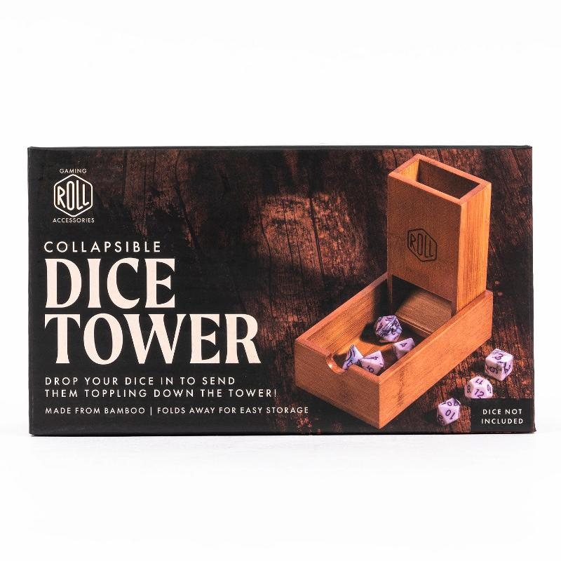 Wooden Collapsible Dice Tower | Waterstones