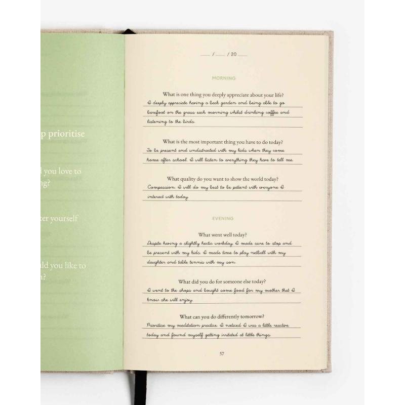 The Three Question Journal Green | Waterstones