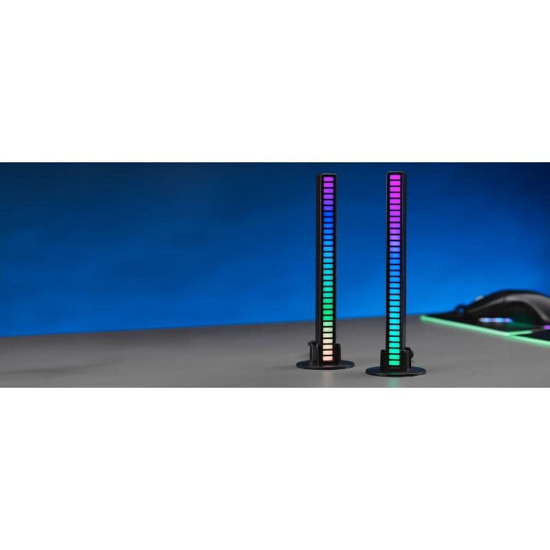 Twin Pack Sound Reactive Light Bars | Waterstones