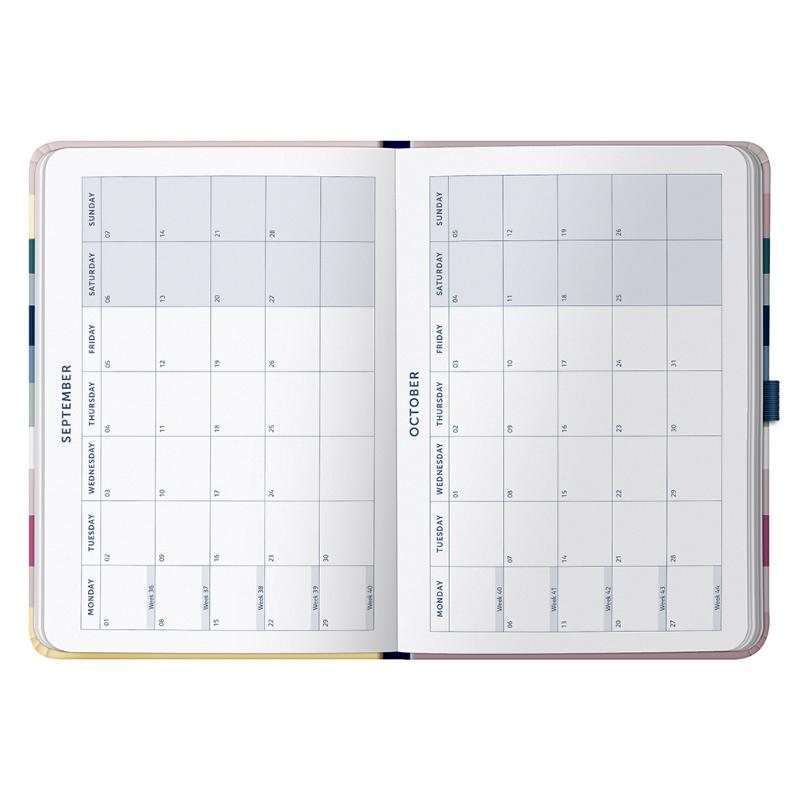 Busy B Multi Stripe Busy Life Diary 2025 | Waterstones