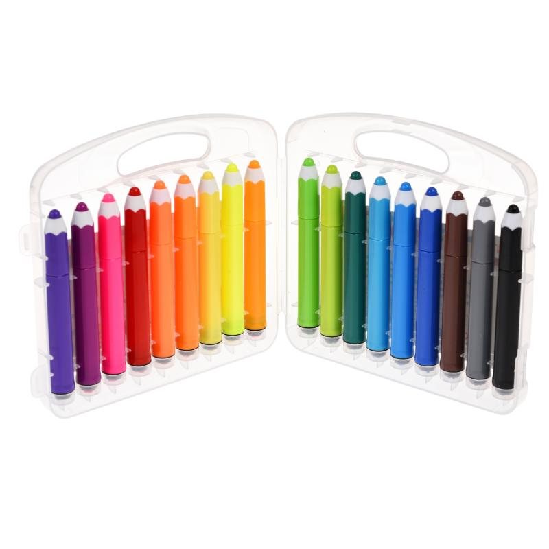 18 Coloured Felt Tip Stamp Pens - Wild Wonders | Waterstones