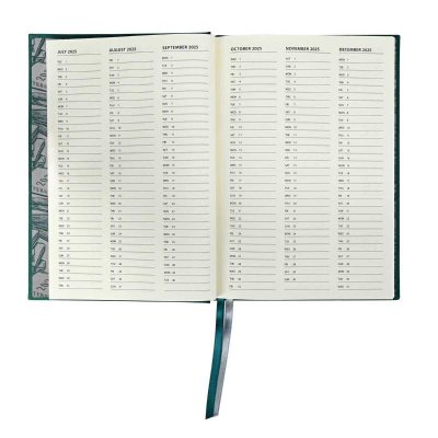 Waterstones Signature Green Desk Diary 2025 | Waterstones