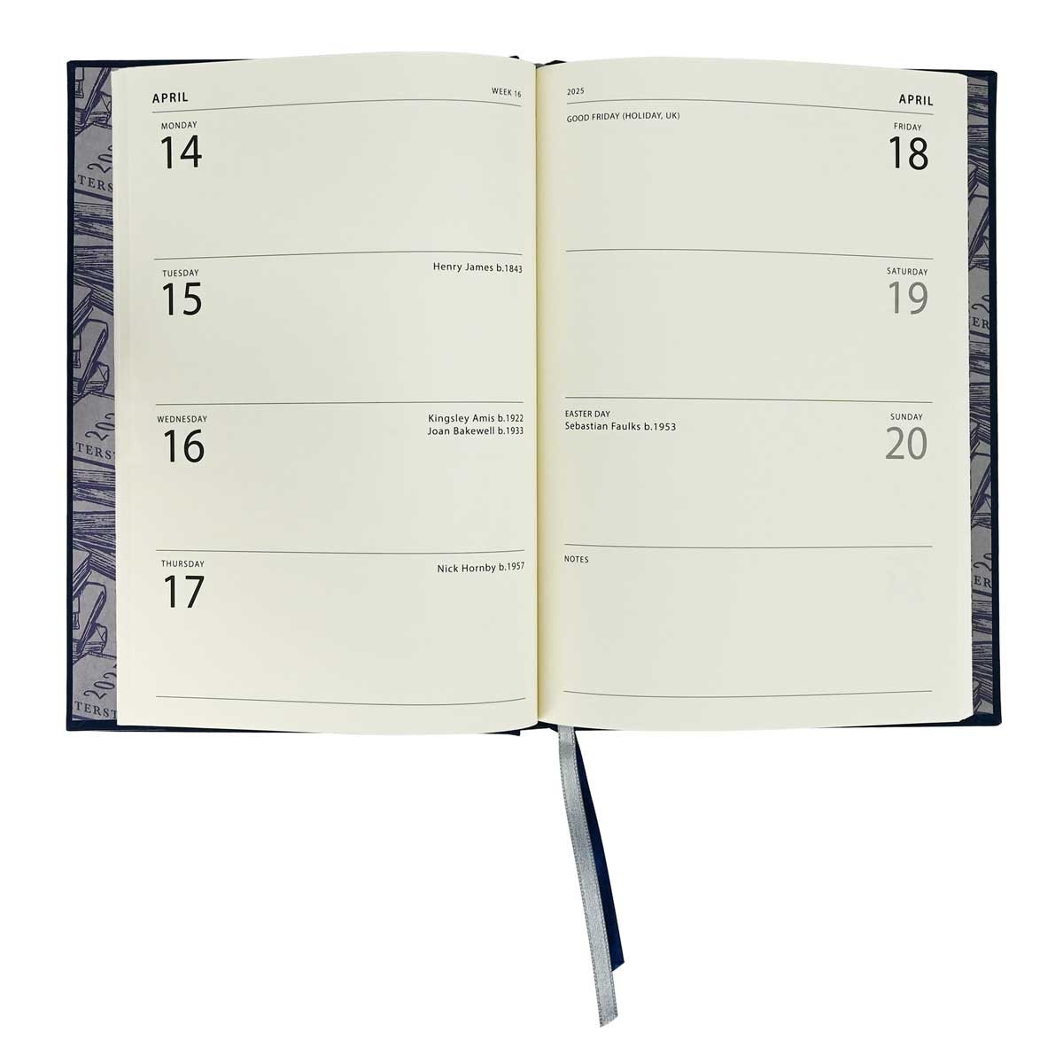 Waterstones Signature Navy Desk Diary 2025 | Waterstones