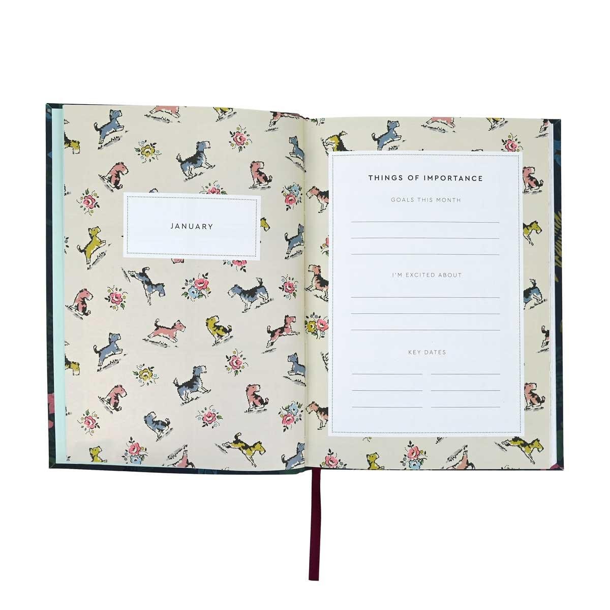 Cath Kidston Twilight Garden Desk Diary 2025 | Waterstones