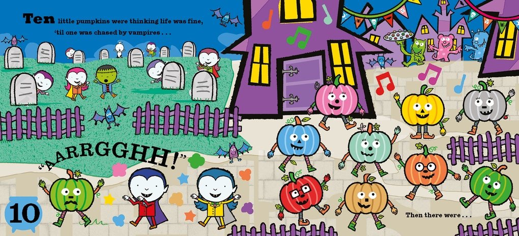 Ten Little Pumpkins by Mike Brownlow, Simon Rickerty | Waterstones