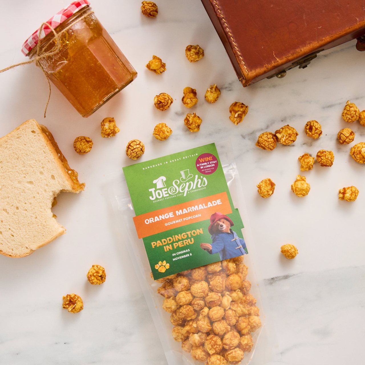 Paddington Orange Marmalade Popcorn | Waterstones