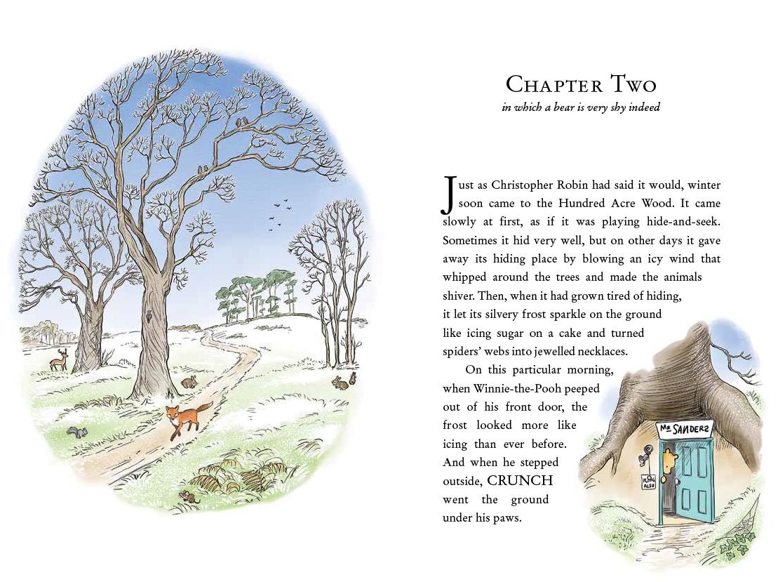 Winnie-the-Pooh: Winter in the Wood by Jane Riordan, Mark Burgess ...