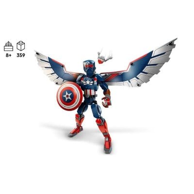 New Captain America Construction Figure | Waterstones