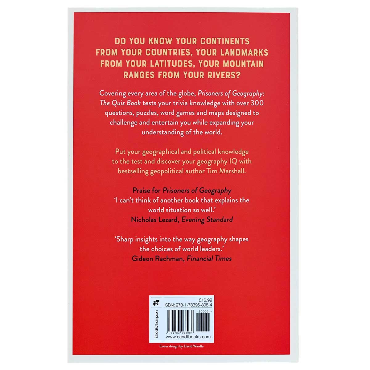 Prisoners of Geography The Quiz Book by Tim Marshall | Waterstones